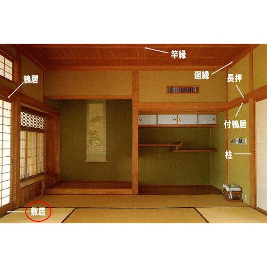 桧貼敷居 1950×103×43 単板厚：1.2mm コバ0.8mm ヒノキ芯（沖縄・島嶼部は発送不可） :shikii1001:和空間ヤフーショップ - 通販 - Yahoo!ショッピング