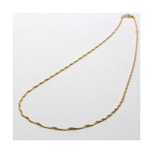 18金 ネックレス K18 スクリュー チェーン 42cm 0.7gお洒落 レディース : ジュエリーウォーク心斎橋ヤフー店 - 通販 - Yahoo!ショッピング