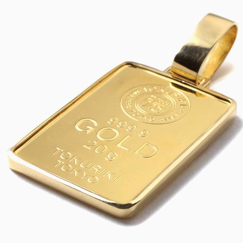 純金 K24 999.9 20g インゴット 地金 ペンダント 金貨 資産 地震 災害 18金 24金 ゴールド 徳力本店 : ジュエリーウォーク心斎橋ヤフー店 - 通販 - Yahoo!ショッピング