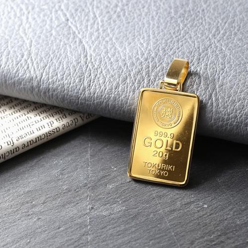純金 K24 999.9 20g インゴット 地金 ペンダント 金貨 資産 地震 災害 18金 24金 ゴールド 徳力本店 : ジュエリーウォーク心斎橋ヤフー店 - 通販 - Yahoo!ショッピング