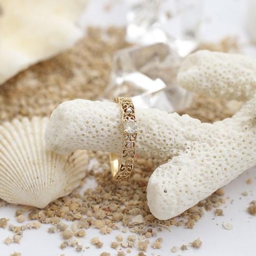 10金 10k K10 イエローゴールド リング 指輪 ダイヤモンド 0.01ct 天然石 ムーンストーン 11号 : ジュエリーウォーク心斎橋ヤフー店 - 通販 - Yahoo!ショッピング