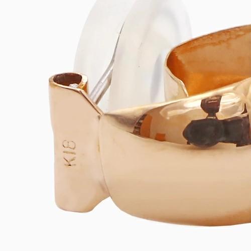 18金 K18 K18PG ピンクゴールド イヤリング イヤークリップ クリップ シリコン リングタイプ シンプル 華奢 両耳 軽い 軽量 可愛いレディース ギフトプレゼント : ジュエリー ...