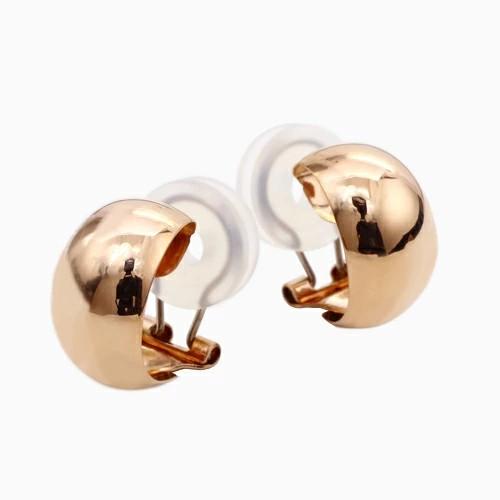 18金 K18 K18PG ピンクゴールド イヤリング イヤークリップ クリップ シリコン リングタイプ シンプル 華奢 両耳 軽い 軽量 可愛いレディース ギフトプレゼント : ジュエリー ...