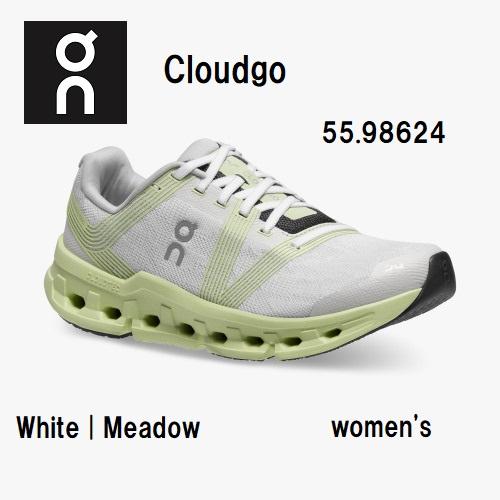 スイス発ブランドON オン on55.98624 Cloudgo クラウドゴーWhite/Meadowレディース ウィメンズ ランニング スニーカー スポーツ 靴 シューズ 通勤 通学 ...