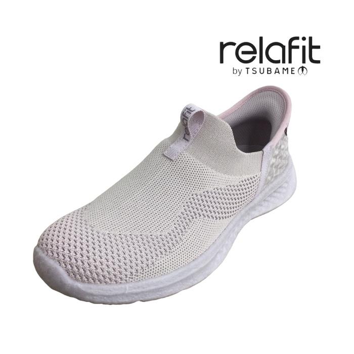 【RELAFIT リラフィット 0555 PINKBEIGE ピンクベージュ】 スリップイン ウォーキングシューズ レディース 幅広 4E ワイド スリッポン 軽量 カジュ : ウォーキング ...