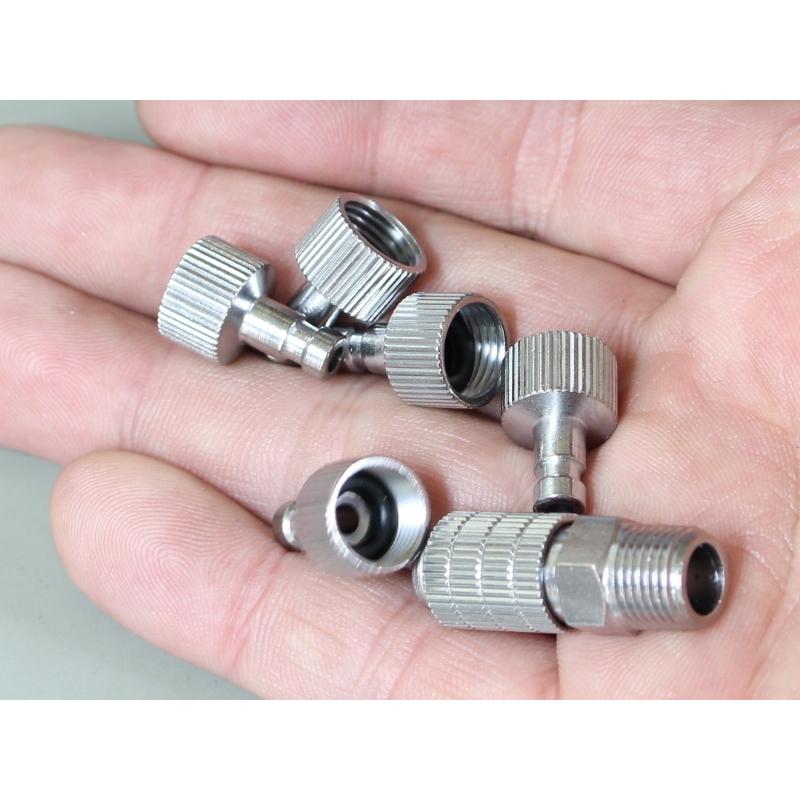 エアーブラシ用1/8カプラーセット6pcs 送料無料 k2058 【エアブラシ エアーブラシ ピースコン ワンタッチカプラー 模型 塗装 ネイル 】 :2058:WALKヤフーショップ ...