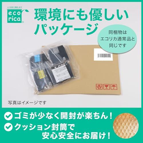 【エコリカ封筒パッケージ】エコリカ ブラザー LC11-4PK対応リサイクルインク 4色パック EC-LC114PKA (ECI-BR114P/BOX) 残量表示対応 : 2435 ...