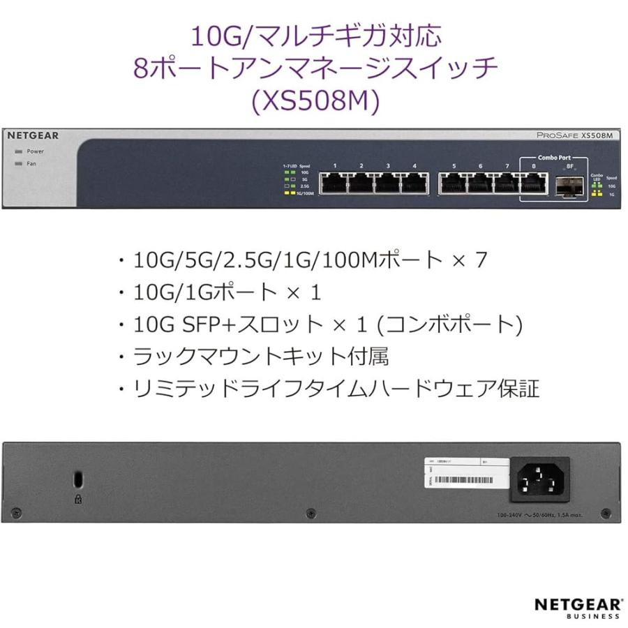 【正規品】 ネットギア NETGEAR スイッチングハブ 8ポート 10G / 5G 2.5G 1G SFP+ 金属筐体 : ワンスタイル - 通販 - Yahoo!ショッピング