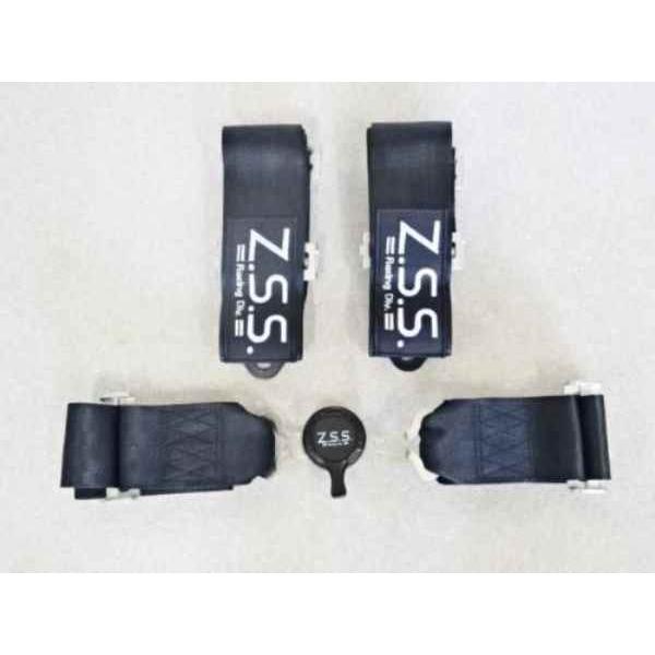 Z.S.S. Racing Harness 4点式 シートベルト 3インチ 黒 汎用 ZSS : ワンガン - 通販 - Yahoo!ショッピング