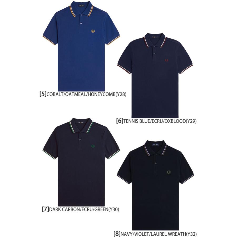 FRED PERRY フレッドペリー FREDPERRY ポロシャツ 半袖 メンズ M3600 ツインティップド フレッドペリーシャツ Twin Tipped Fred Perry Shirt ...