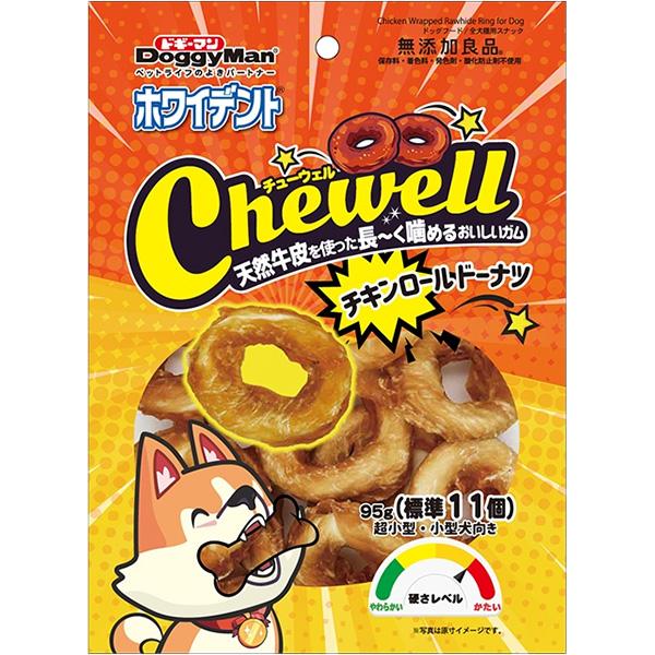 ホワイデント Chewell チキンロールドーナツ 95g（標準11個） : 09827699 : ペットの専門店コジマ - 通販 - Yahoo!ショッピング
