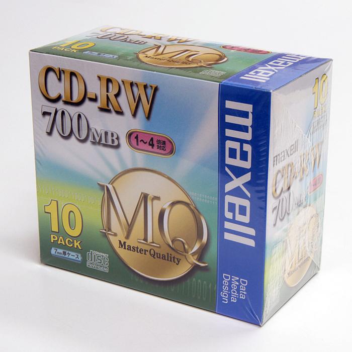 maxell 【デッドストック品】CD-RW 700M 10枚 マクセル CDRW80MQ.1P10S : WANTED - 通販 - Yahoo!ショッピング