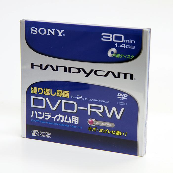 SONY 【デッドストック品】DVD-RW ハンディカム用 ソニー 繰り返し録画用 30分/1.4GB DMW30【ネコポス発送(送料無料 ...