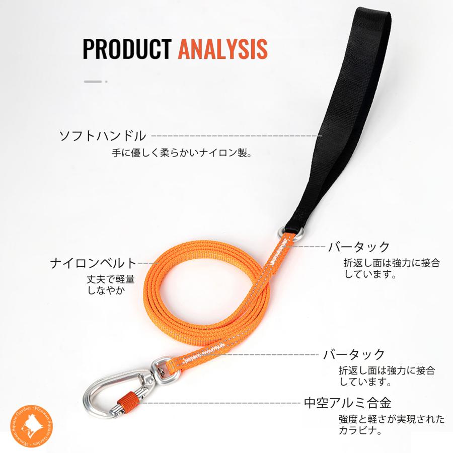 犬 リード 小型犬 大型犬 軽量41g 丈夫 2面反射 安全 安心 Truelove ブランド プレミアム カラビナ ロック 360回転 超軽量 3M リフレクティブリード :tll2772 ...