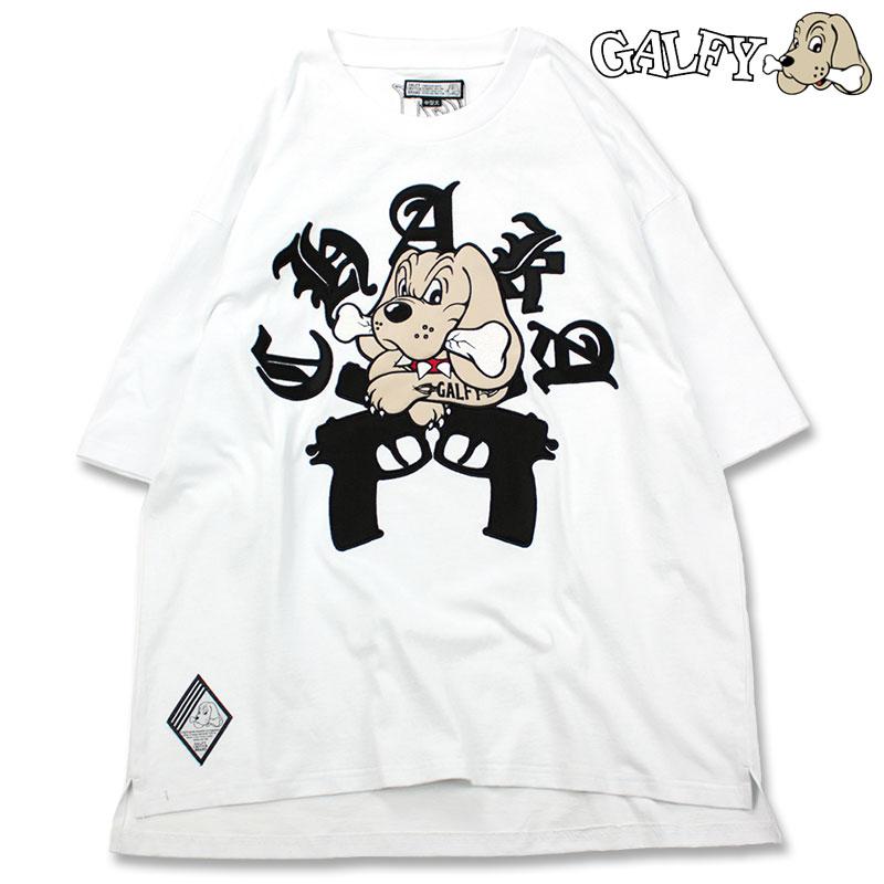GALFY ガルフィー 半袖Tシャツ チャカパッチ Tee 132011 白 黒 グレー L XL : わんわん洋品店 - 通販 - Yahoo!ショッピング