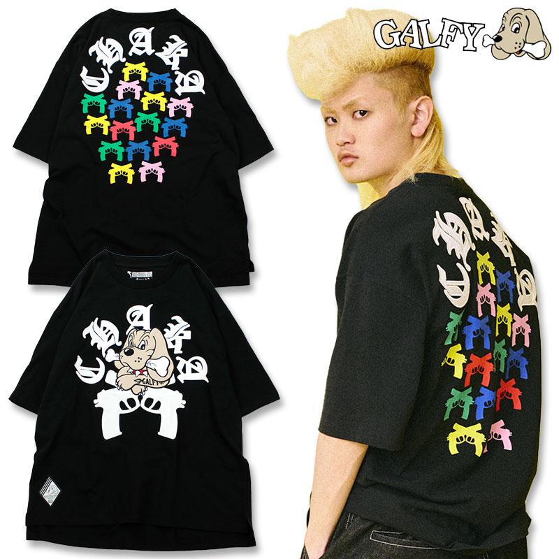 GALFY ガルフィー 半袖Tシャツ チャカパッチ Tee 132011 白 黒 グレー L XL : わんわん洋品店 - 通販 - Yahoo!ショッピング