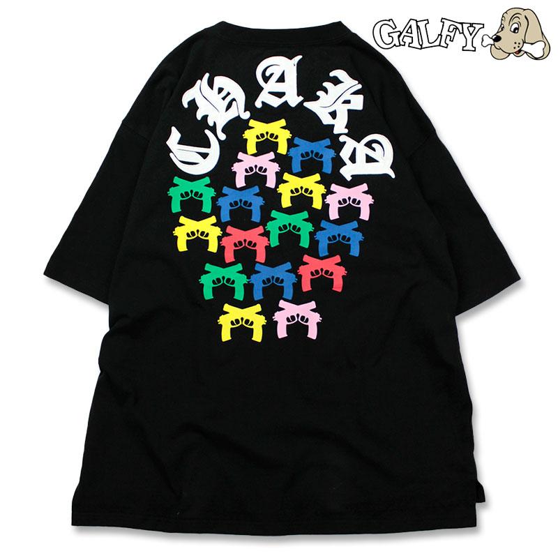 GALFY ガルフィー 半袖Tシャツ チャカパッチ Tee 132011 白 黒 グレー L XL : わんわん洋品店 - 通販 - Yahoo!ショッピング