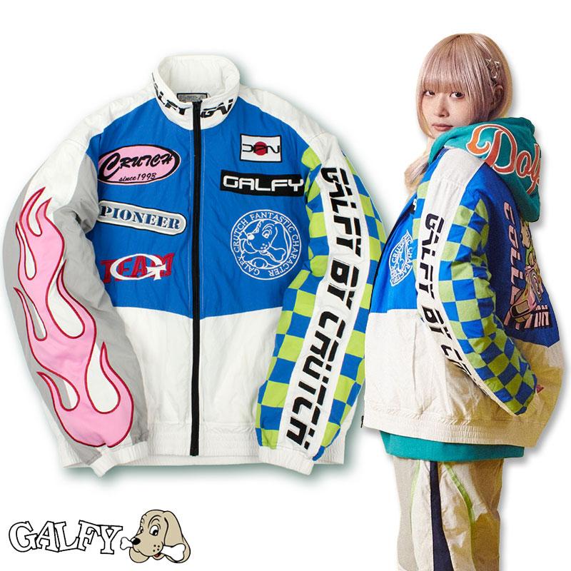 GALFY ガルフィー 走り屋ジャケット改 134061 黒 インディゴ GALFY ガルフィー 走り屋ジャケット改 134061 黒 インディゴ