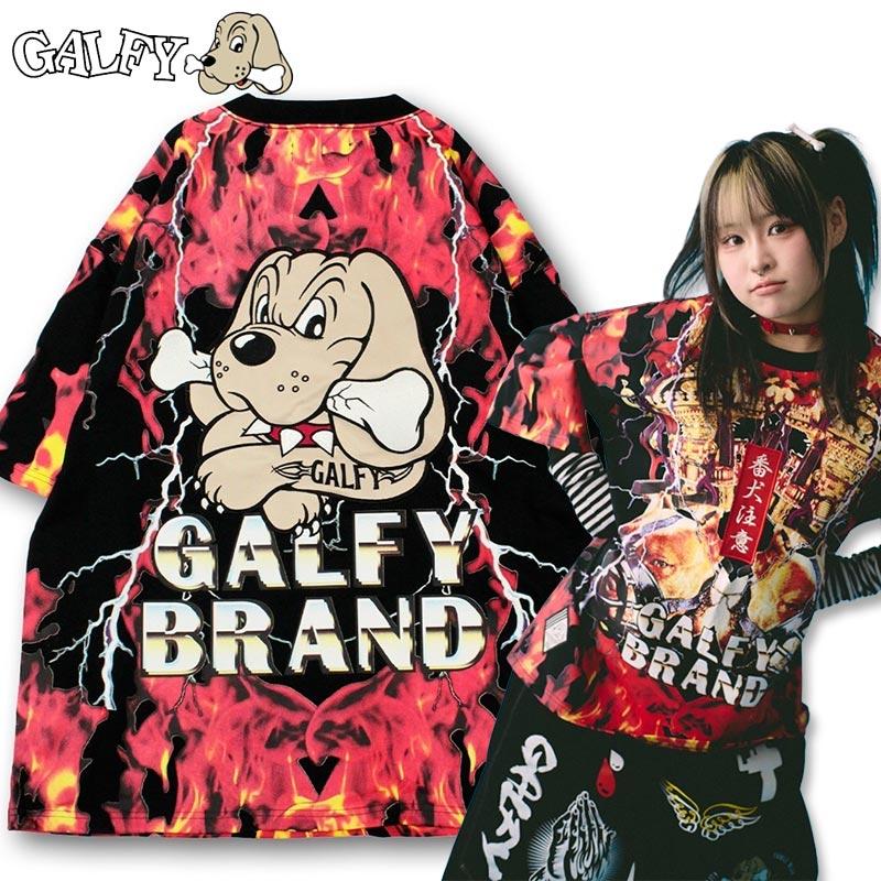 GALFY ガルフィー 番犬Tee 142017 半袖Tシャツ #30 赤系 #73 青系 #110 紫系 L XL ヤンキー TGC ...