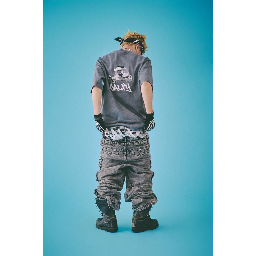 GALFY ガルフィー ガルフィーカモボックスロゴ Tee 142052 半袖Tシャツ #20 ブラック #50 ピンク ＃100 ベージュ L XL ヤンキー TGC : わんわん洋品店 ...