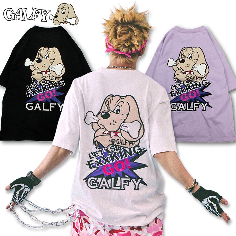 ガルフィー GALFY LFG!! GALFY Tee 142064 半袖Tシャツ #10 ホワイト #20 ブラック #110 パープル L XL ヤンキー TGC : 142064 ...