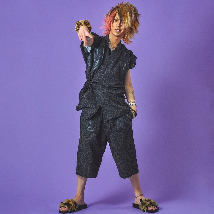 GALFY ガルフィー 部族長甚平 152078 #20 BLACK ＃10 O.WHITE L XL ヤンキー TGC ギャル コギャル 上下セット ジャージ セットアップ 和服 甚平 ...