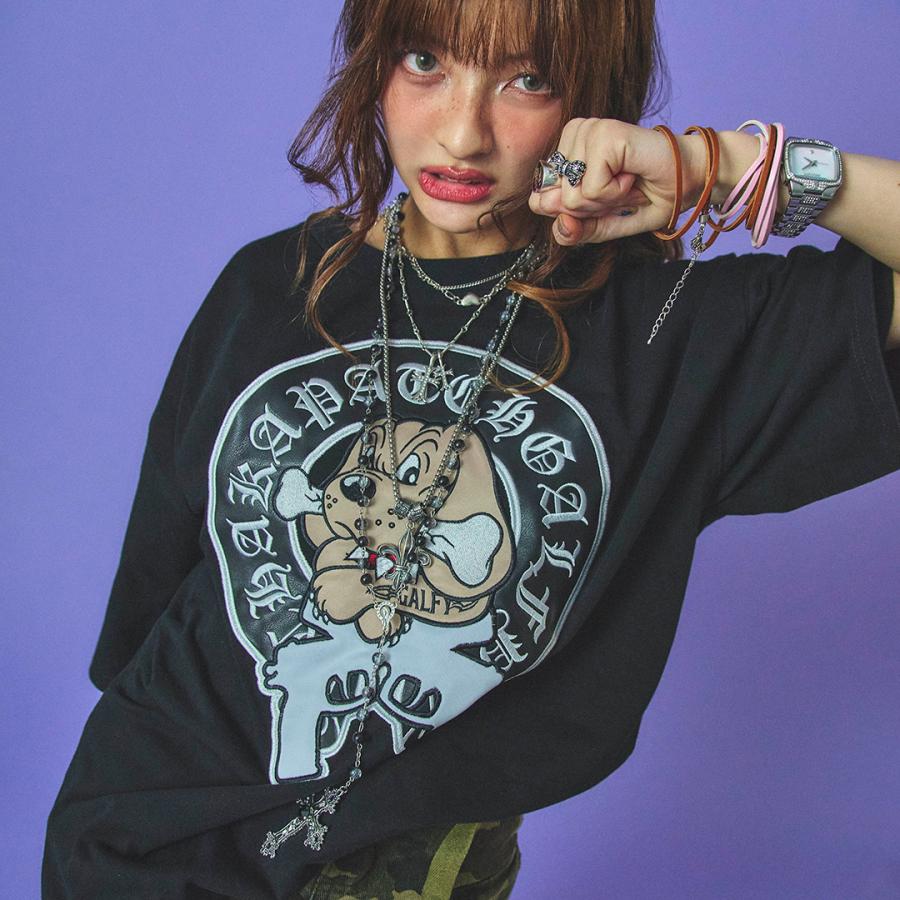 GALFY ガルフィー チャカパッチ Tシャツ 152083 #10 WHITE #20 BLACK #80 Tiffany Blue ヤンキー ギャル メンズ レディース 25SS ...