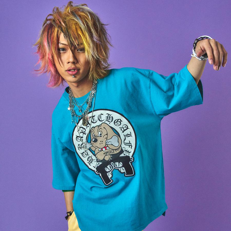 GALFY ガルフィー チャカパッチ Tシャツ 152083 #10 WHITE #20 BLACK #80 Tiffany Blue ...