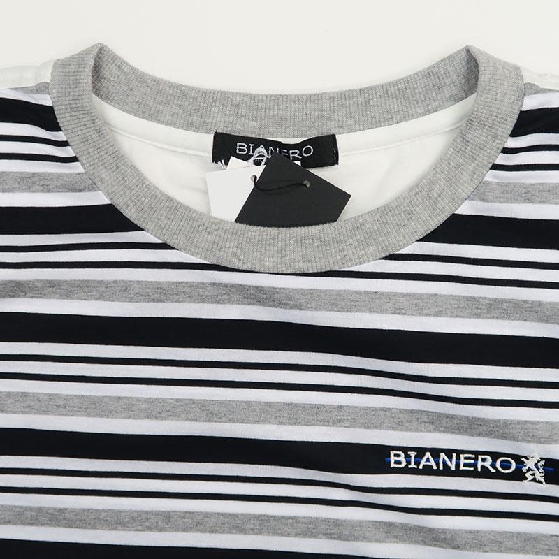 ビアネロ 長袖Tシャツ ボーダー柄 48サイズ L 240-5172-11 春夏 SS BIANERO 新作 : わんわん洋品店 - 通販 - Yahoo!ショッピング