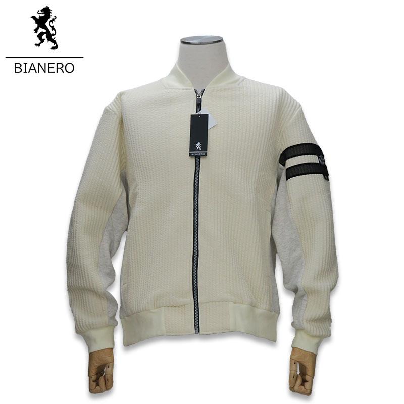 ラウラ ビアネロ トラックジャケット 241-6073 48 L 50 LL BIANERO 白（12）黒（17） : わんわん洋品店 - 通販 - Yahoo!ショッピング