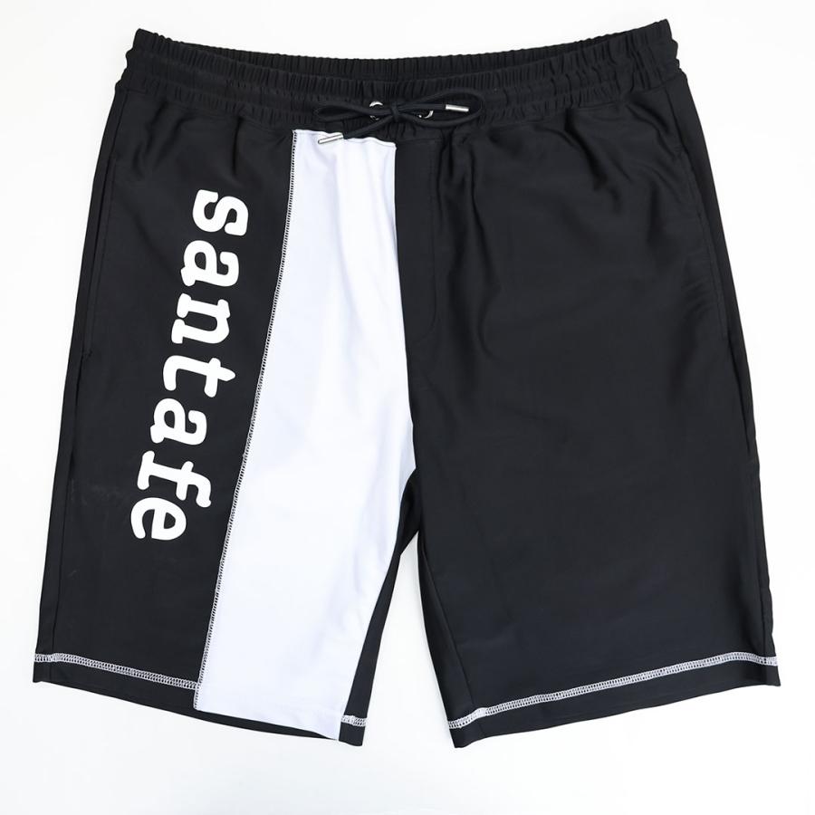 サンタフェ ラッシュ 切替 Tシャツ ショートパンツ セットアップ 50 52 ホワイト ブラック 251-83822 251-83823 LL 3L santafe 25SS : わんわん ...
