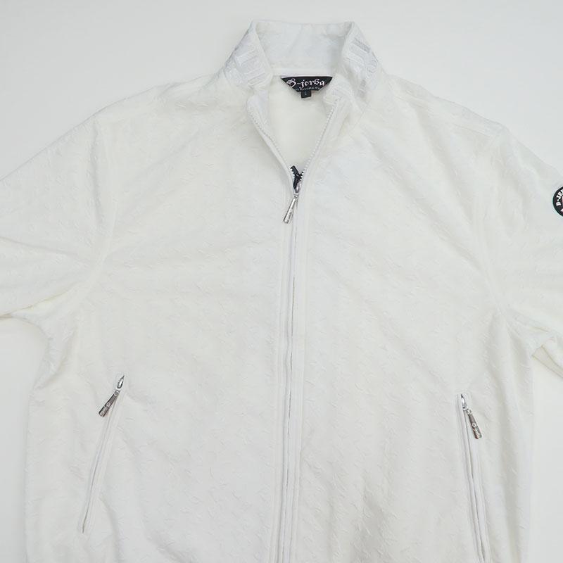 \30％OFF／ジェルバ 長袖 セットアップ フルジップ イージーパンツ 371003 白 04 黒 15 M L LL 3L JERBA ...