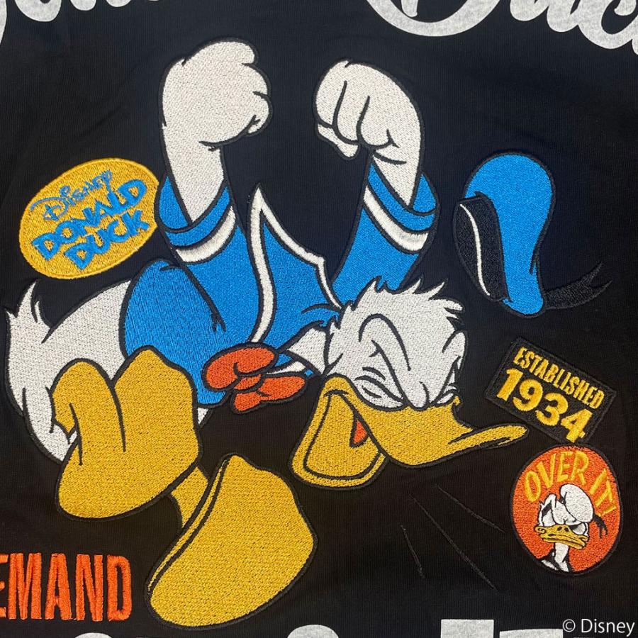 Flag staff Donald Duck×Flagstaff Disneyコレクション ドナルドダック Duck Tシャツ フラッグスタッフ 半袖Tシャツ 452512 白 黒 ...