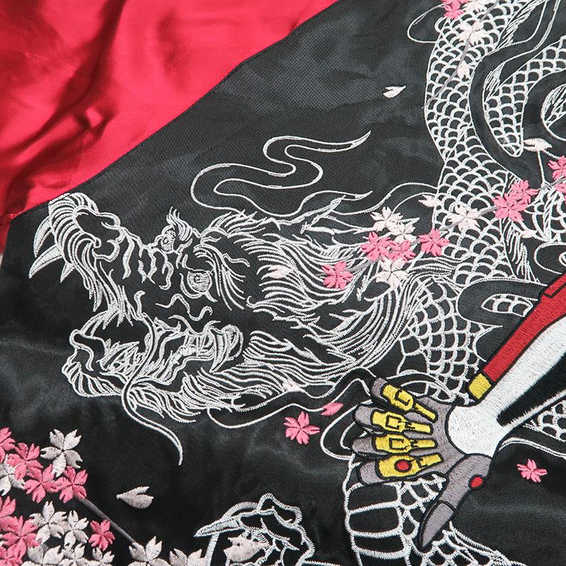 錦 NISHIKI スカジャン エヴァンゲリオン EVANGELION 513351 ブラック 012 ピンク 027 L XL XXL 弐号 ...