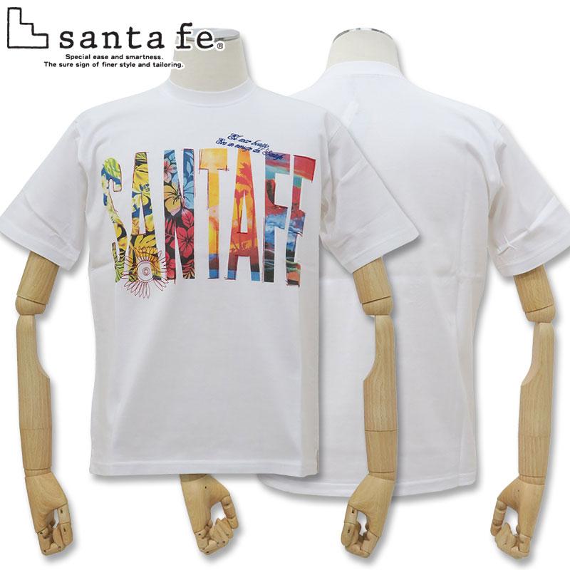 サンタフェ 半袖Tシャツ 95810-001-48 Lサイズ santafe ホワイト 001 メンズ アウトレット : 95810-001 ...