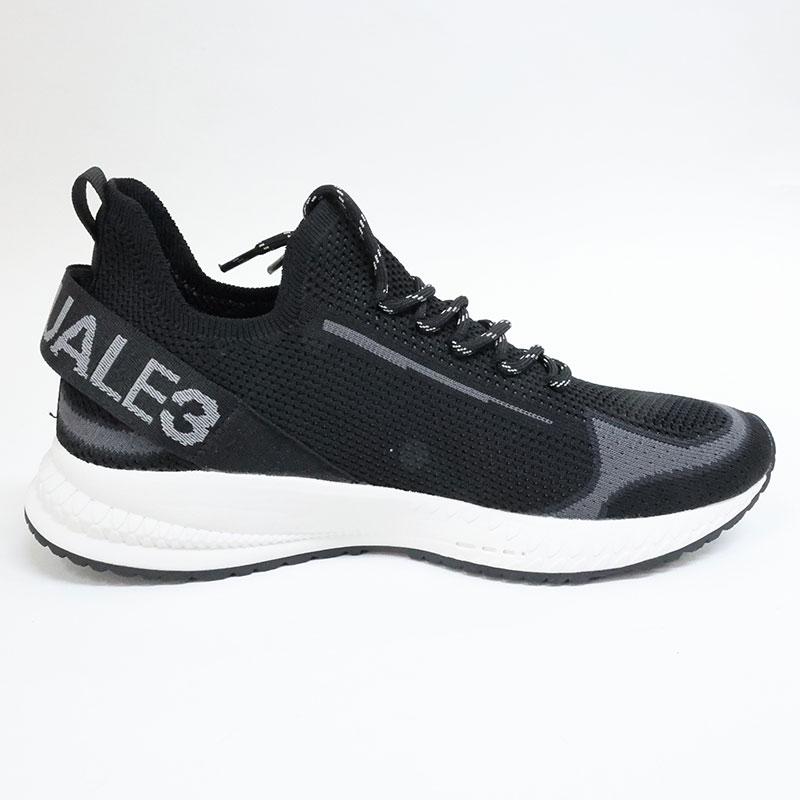 1PIU1UGUALE3 RELAX \30％OFF／1PIU1UGUALE3 RELAX メッシュ生地 ロゴ スニーカー USX-25010 ホワイト ブラック 26 27 28cm 靴 ...