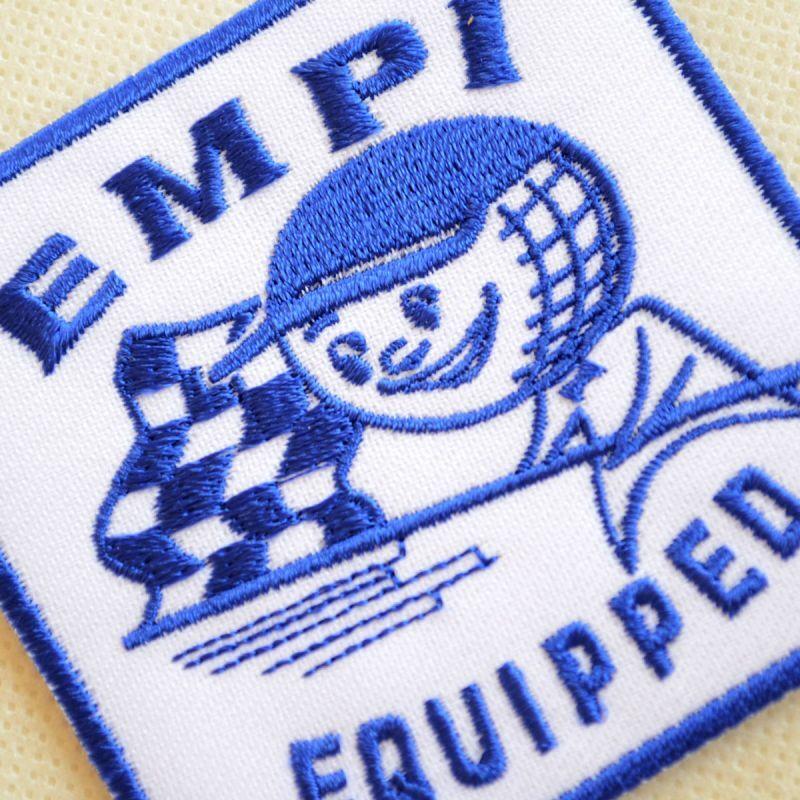 ワッペン アイロン おしゃれ 刺繍 EMPI エンピ 名前 作り方 E323 ハンドメイド アップリケ タグ ハンドメイドタグ アイロン ...