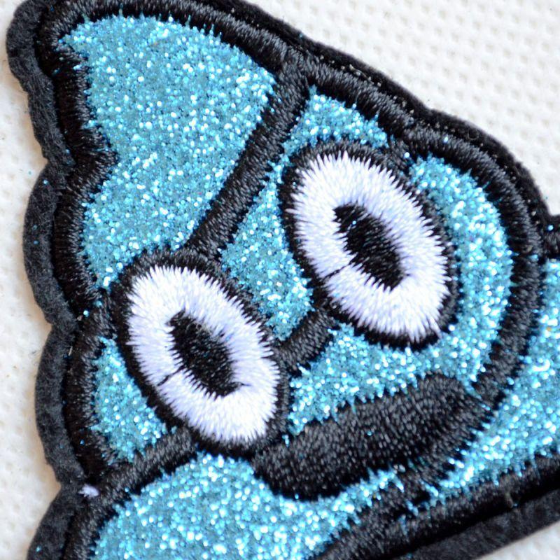 ワッペン アイロン おしゃれ 刺繍 うんち ブルー ラメ入り 名前 作り方 PING-059 : ワッペン・雑貨通販ワッペンストア - 通販 - Yahoo!ショッピング