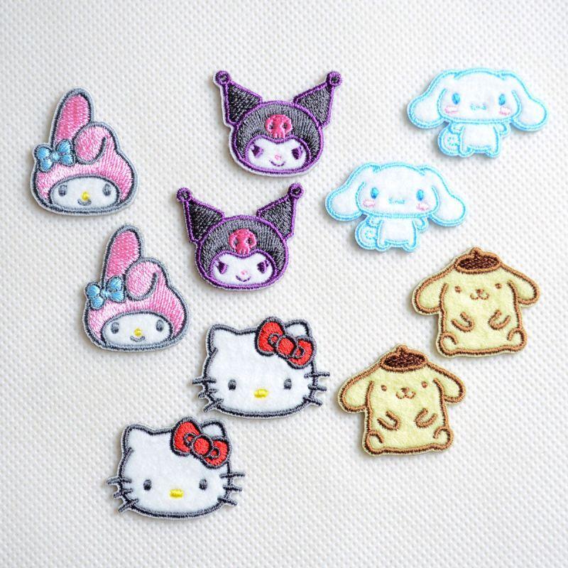 sanrio ワッペン アイロン おしゃれ 刺繍 シナモロール サンリオ 2枚組 名前 作り方 SCW480-SCW50 : ワッペン・雑貨通販ワッペンストア - 通販 - Yahoo!ショッピング