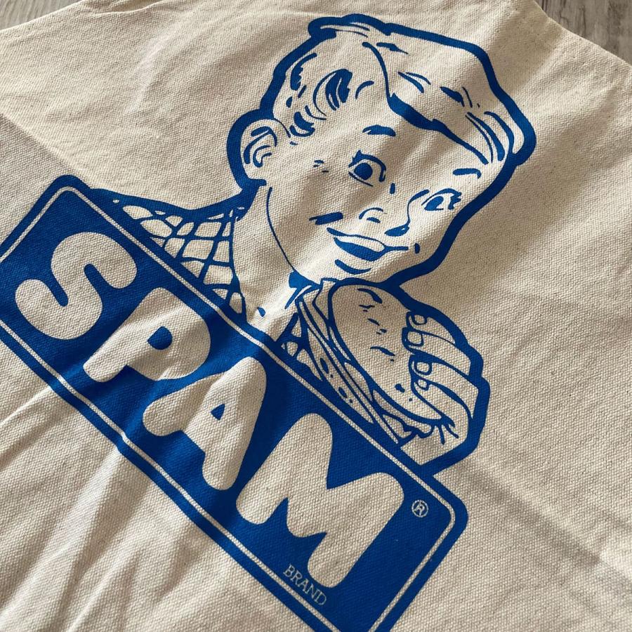 スパム エプロン SPAM APRON LOGO キャンバス ハンバーガー アメリカ アメリカン雑貨 アメ雑 DIY CAMP :spam ...