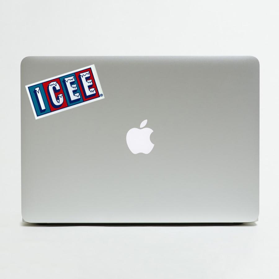 ワッペン アイロン おしゃれ 刺繍 ステッカー/シール ICEE LOGO (ロゴ) アメリカン ジュース フローズン カスタム : ワッペン ...