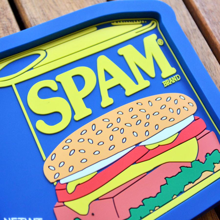 ラバー トレイ スパム SPAM 缶 CAN UT000903 ハンドメイド アップリケ タグ ハンドメイドタグ アイロンワッペン 手芸 ...