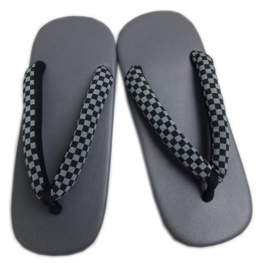 草履 ぞうり メンズ 男性 大きいサイズ グレー台黒グレー市松 3L 28cm 4L 29cm 5L 29.5cm 浴衣 着物 ゆかた きもの : 最新和服・和雑貨 和さくら庵 - 通販 ...