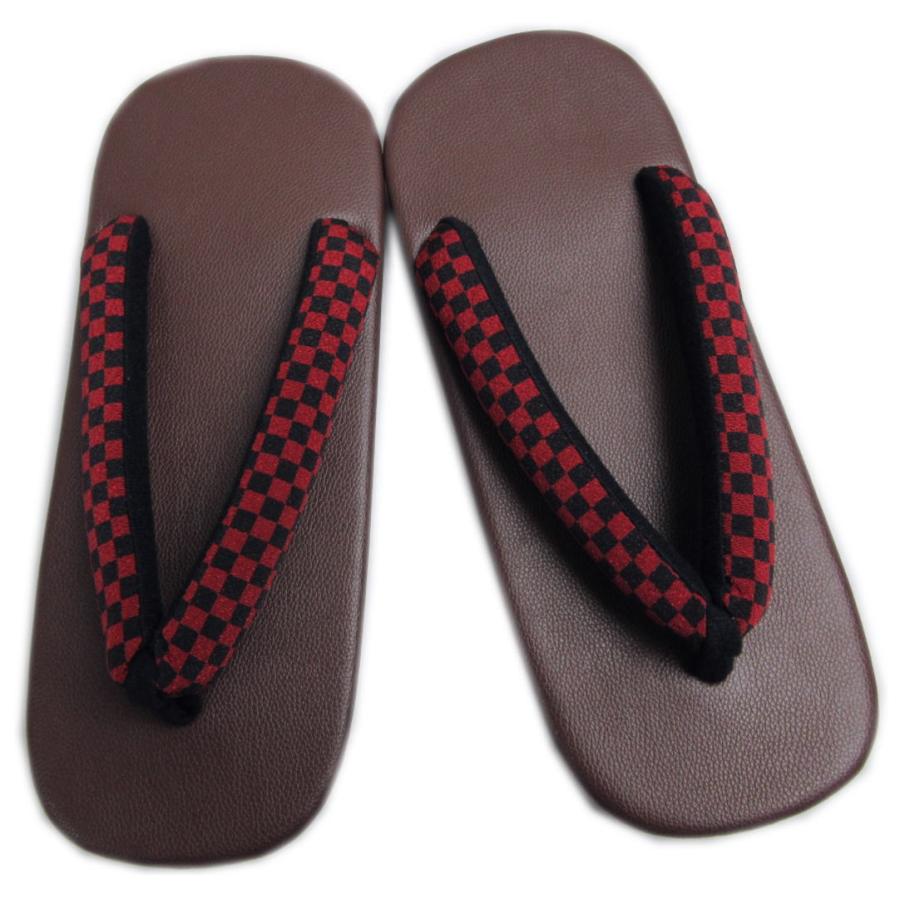 草履 ぞうり メンズ 男性 大きいサイズ 茶台黒赤市松 3L 28cm 4L 29cm 5L 29.5cm 浴衣 着物 ゆかた きもの :shmzr-28:最新和服・和雑貨 和さくら庵 ...