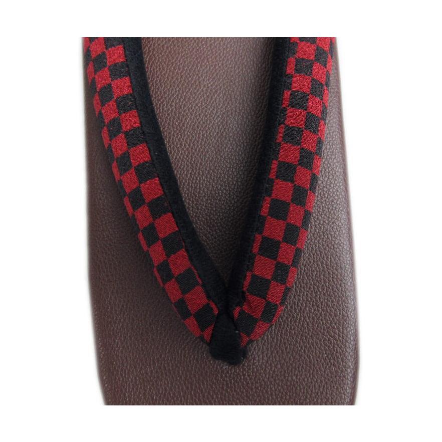 草履 ぞうり メンズ 男性 大きいサイズ 茶台黒赤市松 3L 28cm 4L 29cm 5L 29.5cm 浴衣 着物 ゆかた きもの :shmzr-28:最新和服・和雑貨 和さくら庵 ...