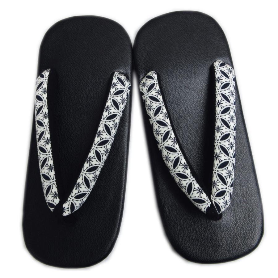 草履 ぞうり メンズ 男性 大きいサイズ 黒台白黒七宝花菱 3L 28cm 4L 29cm 5L 29.5cm 浴衣 着物 ゆかた きもの : 最新和服・和雑貨 和さくら庵 - 通販 ...
