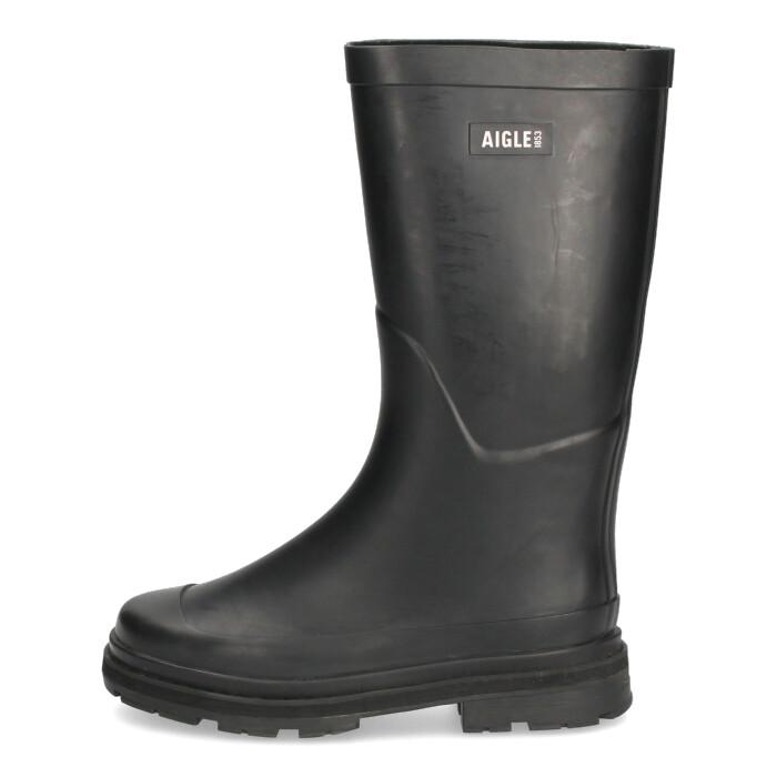 AIGLE エーグル レインブーツ レディース ウルトラレイン ラバーブーツ 黒 ZZFNA38 ノワール ブラック 長靴 ロング丈 シューズ 防水 防滑 :00020423:Parade ...