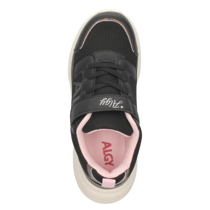 algy ALGY スニーカー キッズ 女の子 かわいい 厚底 オシャレ シューズ アルジー ブラック ホワイト 黒 白 オーロラカラー4303 : Parade ワシントン靴店 - 通販 ...