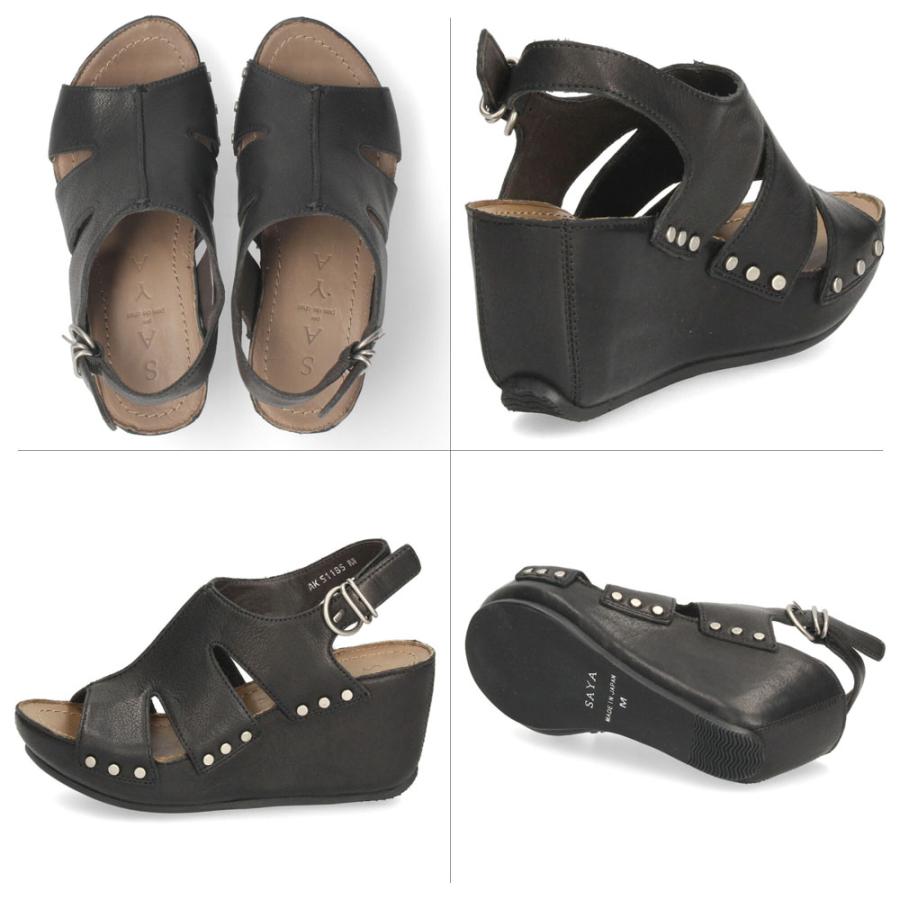 SAYA（サヤ） サンダル レディース 厚底サンダル バックストラップ 本