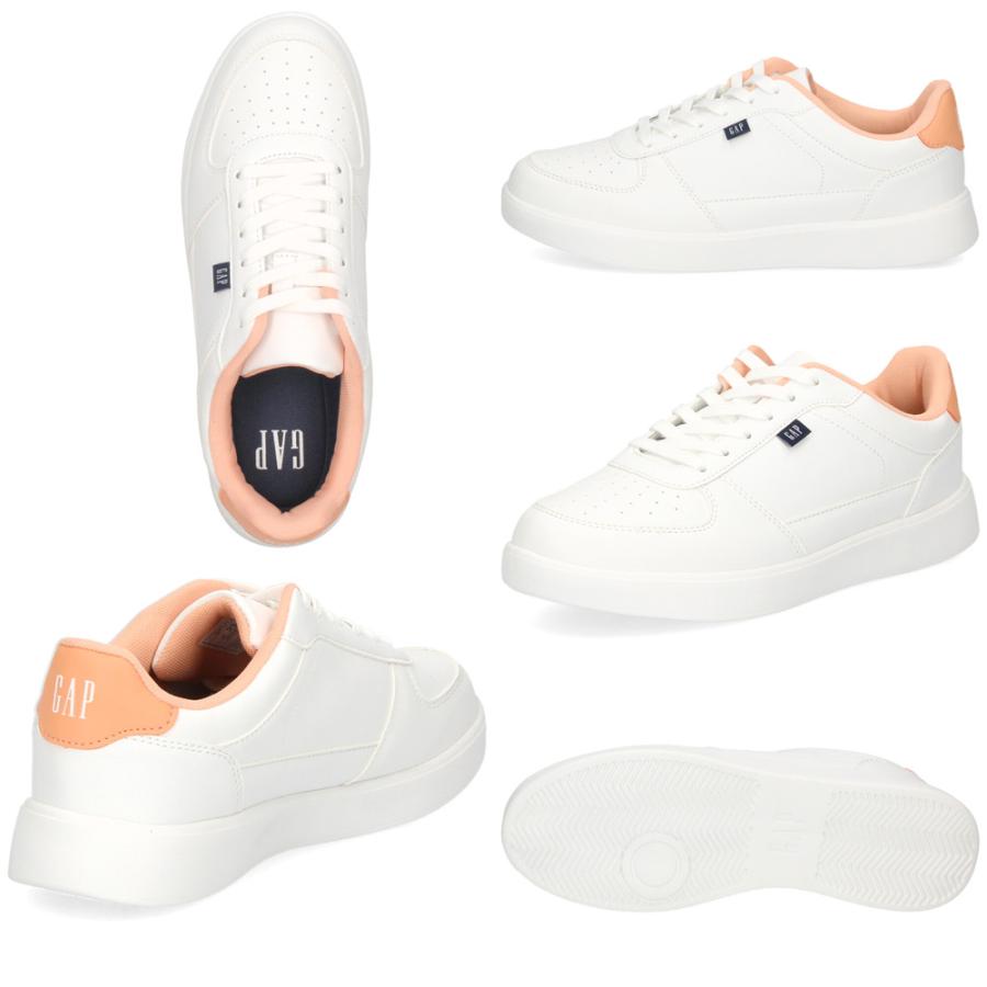 GAP 【爆買】ギャップ スニーカー メンズ レディース 軽い 靴 コートスニーカー ホワイト ブラック GPU12402 ベージュ グレー オレンジ 黒 軽量 クッション性 : Parade ...